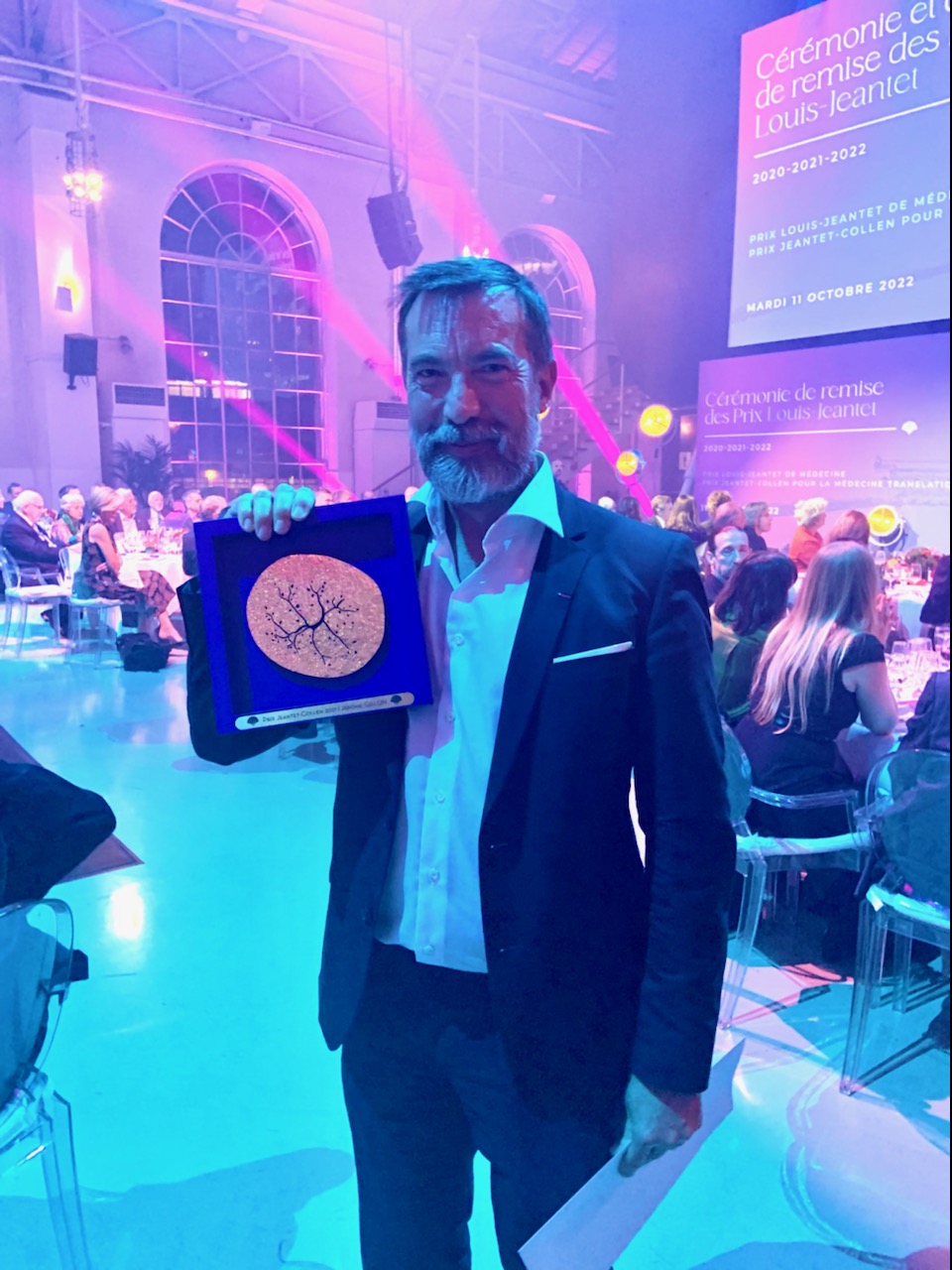Jérôme Galon reçoit le prix Louis-Jeantet - Carpem